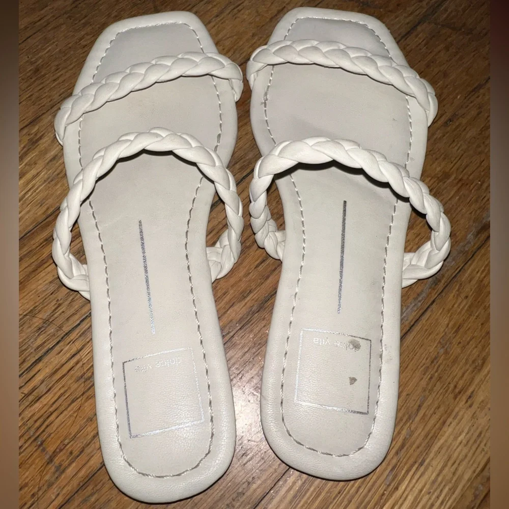 Dolce Vita | Shoes | Dolce Vita Womans White Braided Strap Sandals ...
